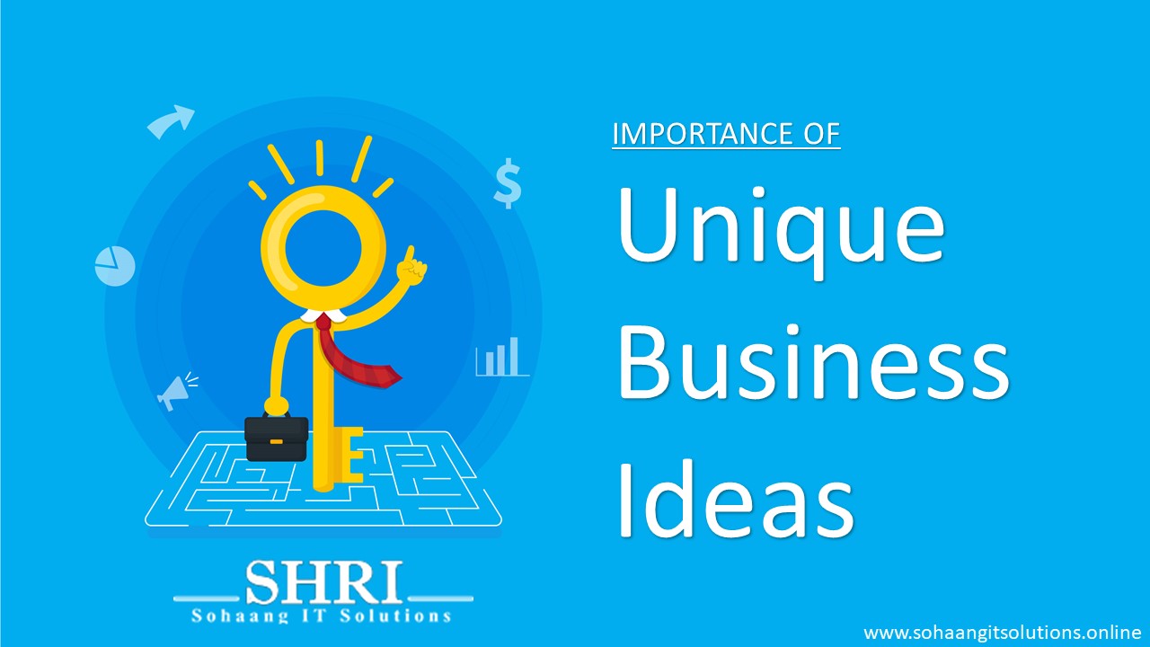 Importance of Unique Business Ideas in India – Sohaang IT Solutions